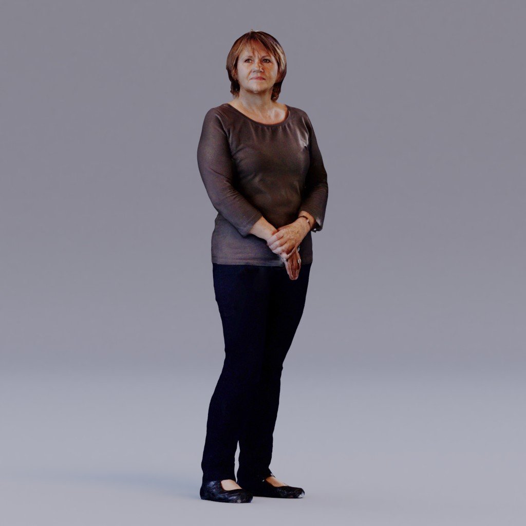 3D soul - standing woman - Mirja | Women models | BlenderKit