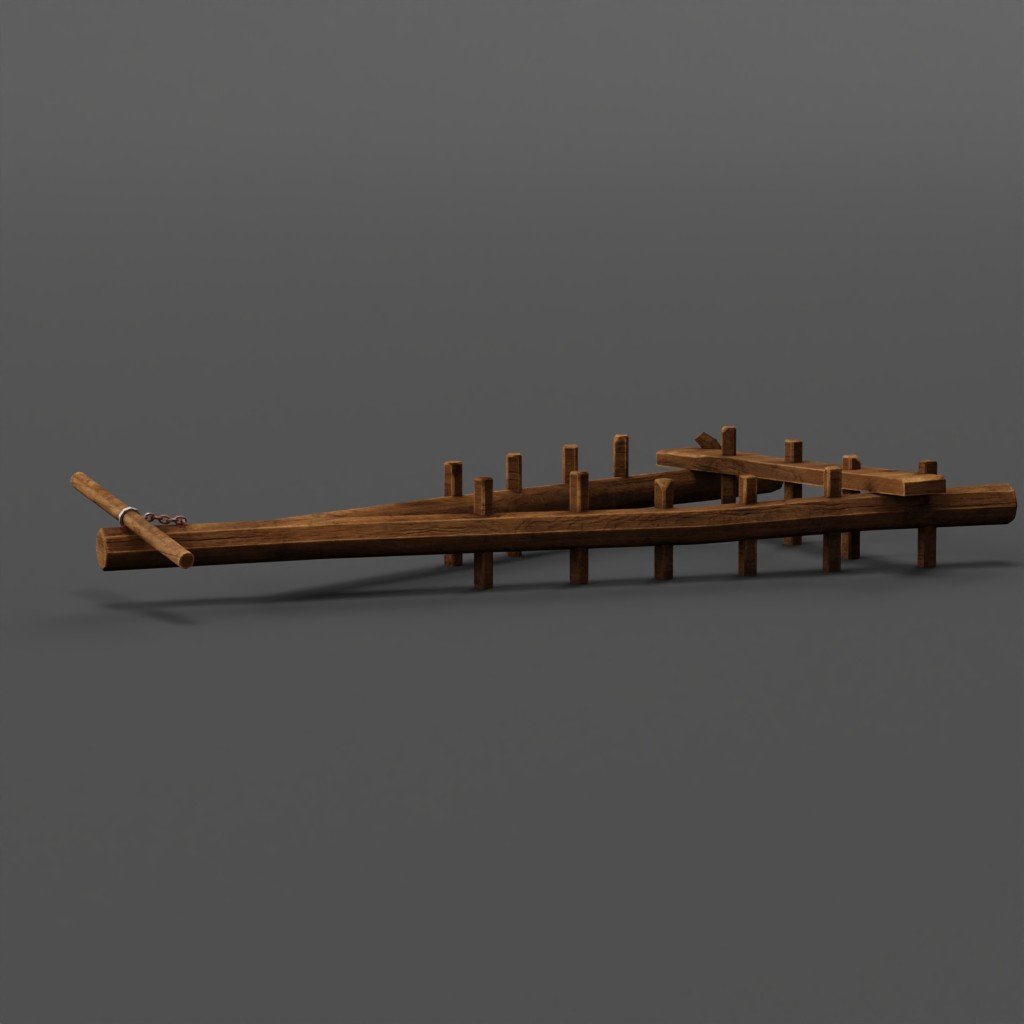 Farmer harrow | Handtools models | BlenderKit
