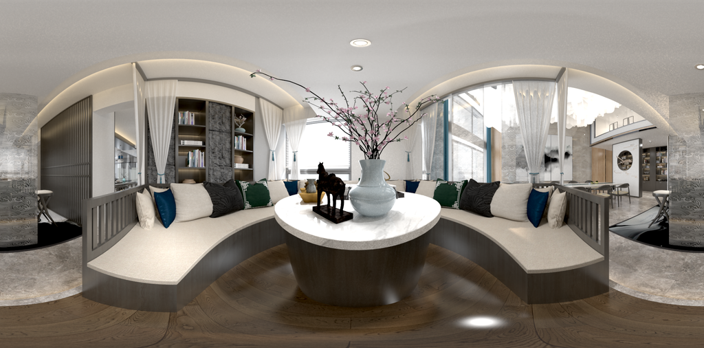 Living room | FREE Interiors HDRis | BlenderKit
