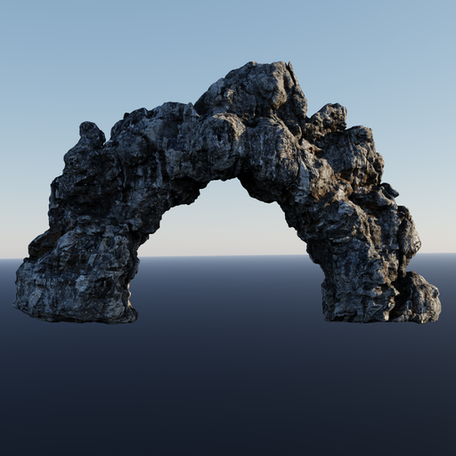 Arch Rock Nature Asset | Environment Elements models | BlenderKit