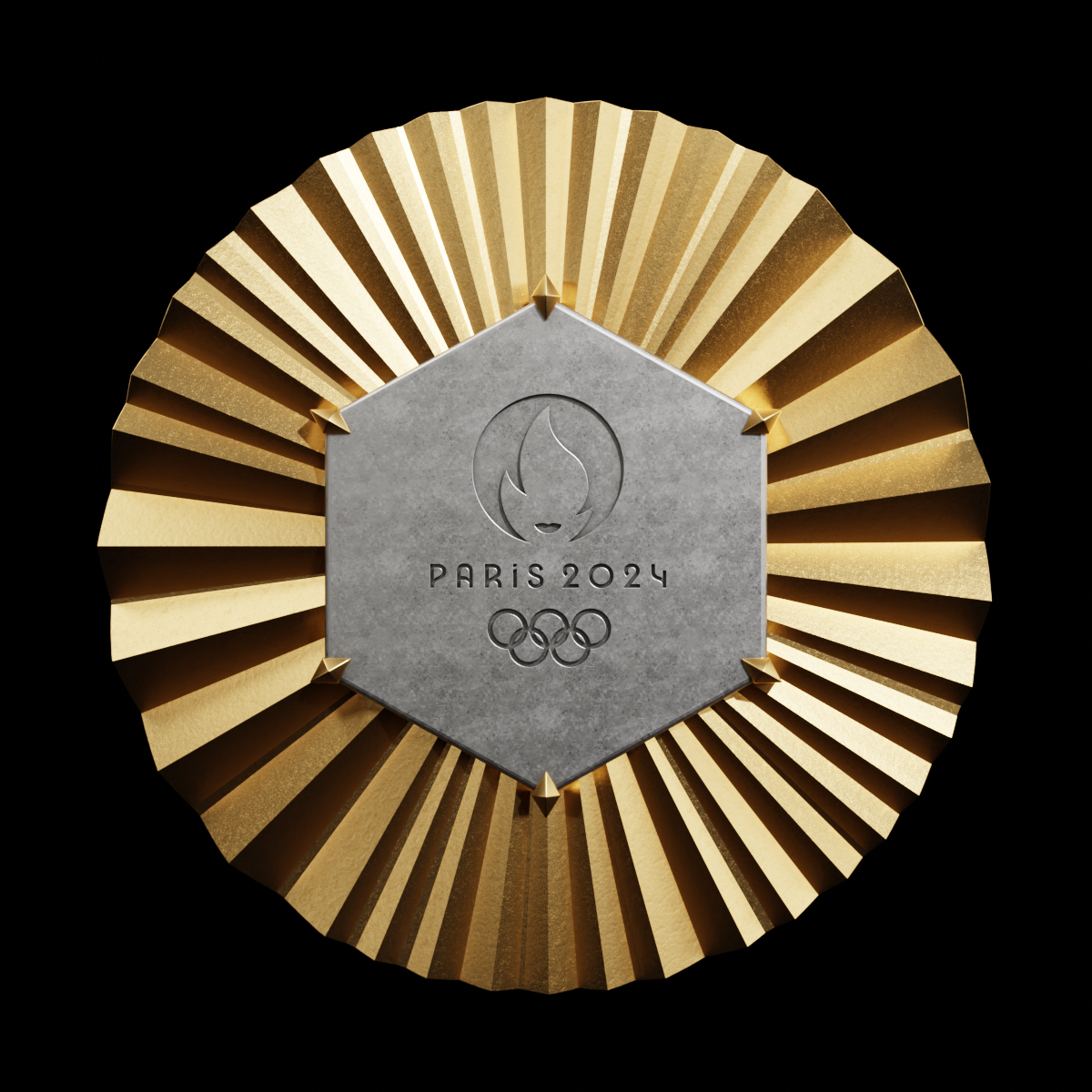 Paris 2024 Olympic Gold Medal | FREE Sport models | BlenderKit