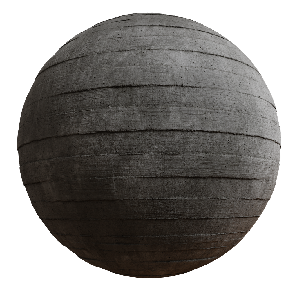 Borad Formed Concrete | FREE concrete materials | BlenderKit