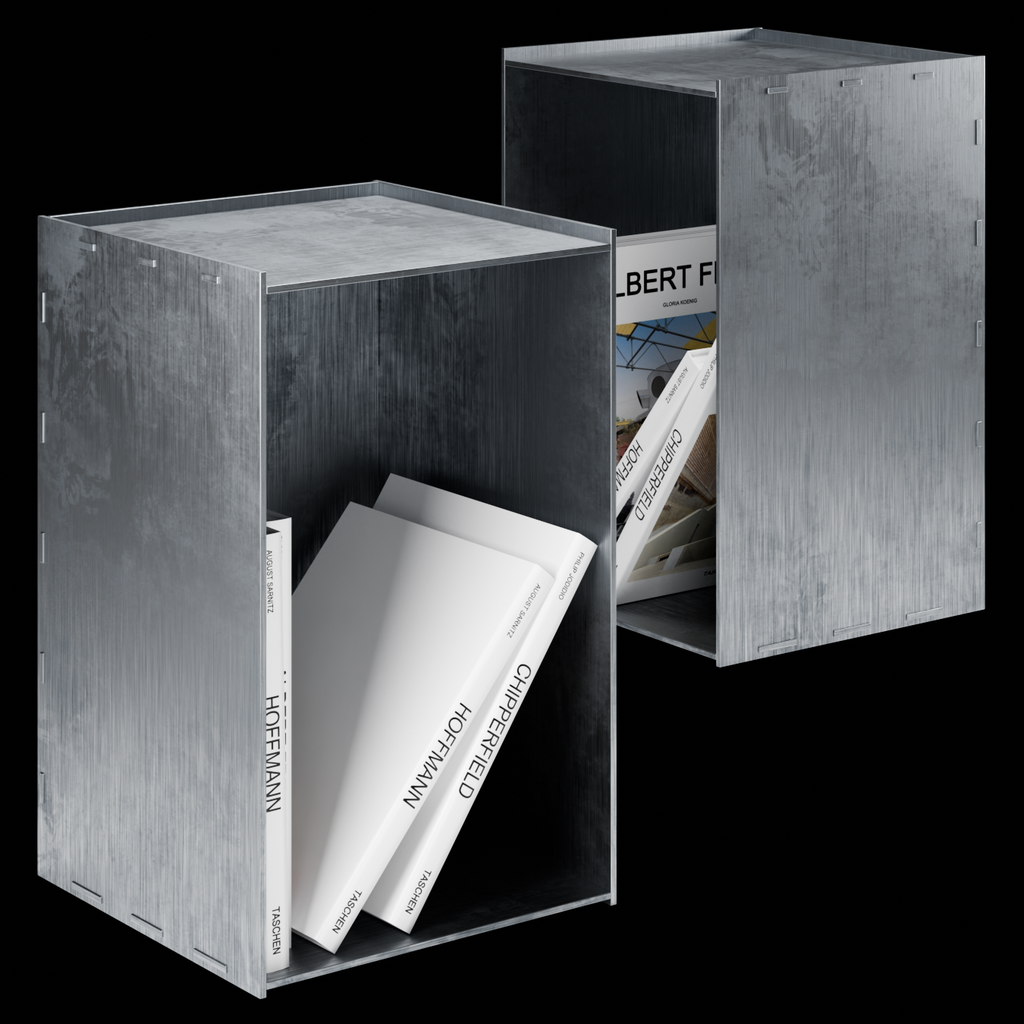 Frama Rivet Box Side Table | Tables models | BlenderKit