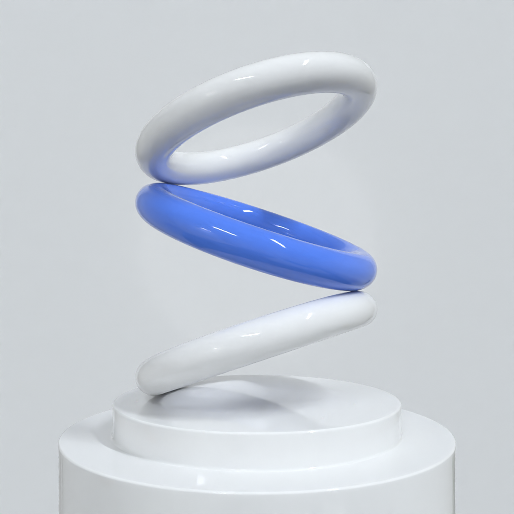 Rotating Rings Ornament | Decoration Sets models | BlenderKit