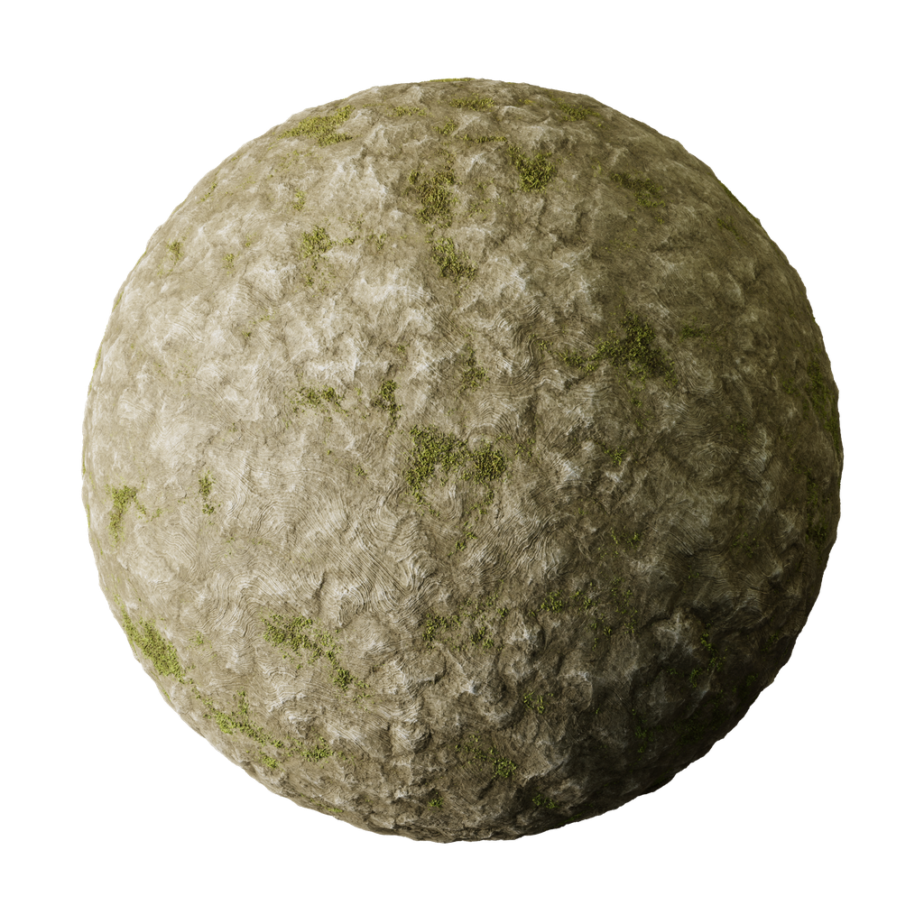 Rocks with moss | FREE rock materials | BlenderKit