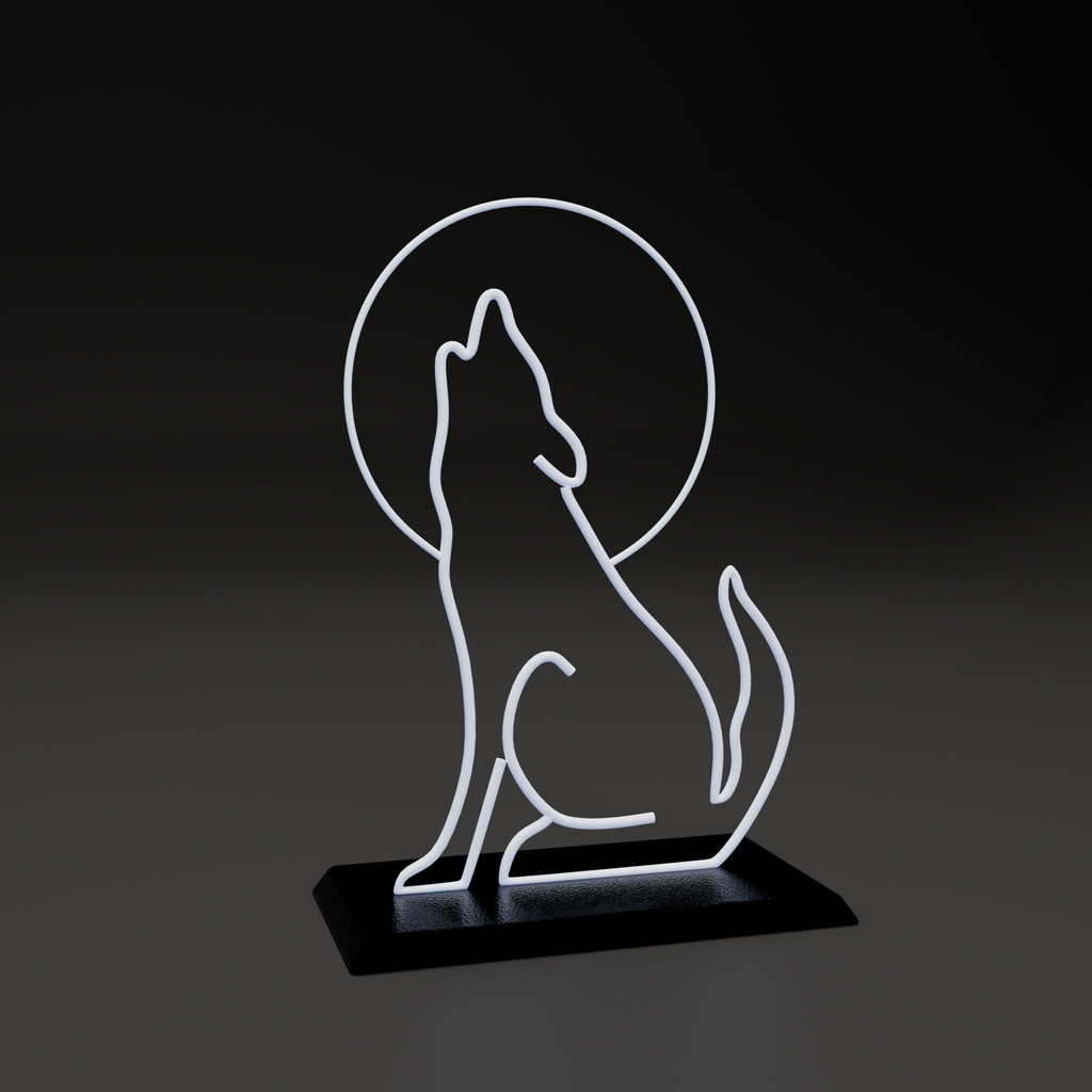 Wolf LED Interior Light | Table Lamps models | BlenderKit