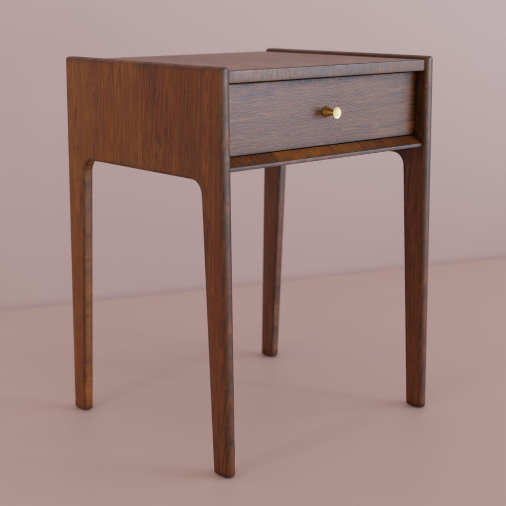 70's side table | Tables models | BlenderKit
