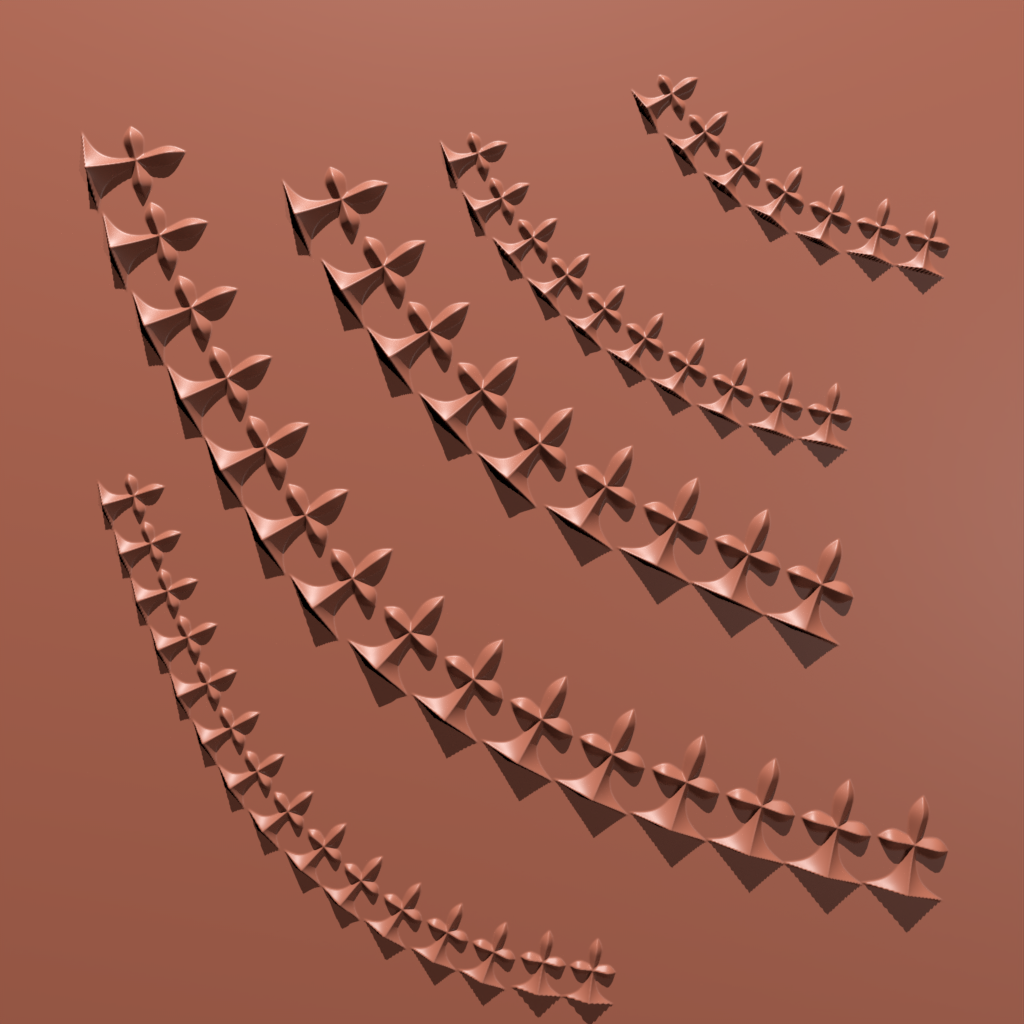 Armour Edging Detail | FREE geometric brushes | BlenderKit