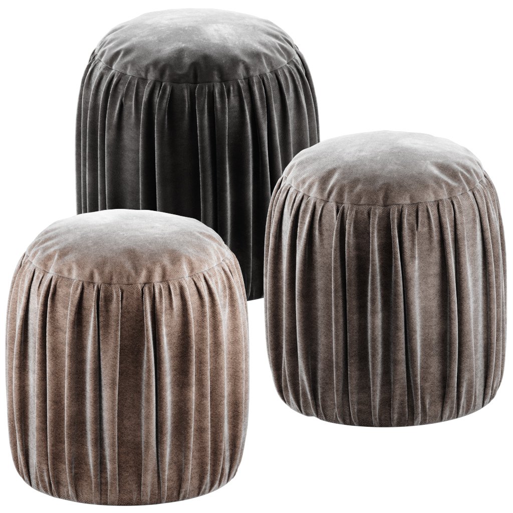Pouf D | Poufs models | BlenderKit