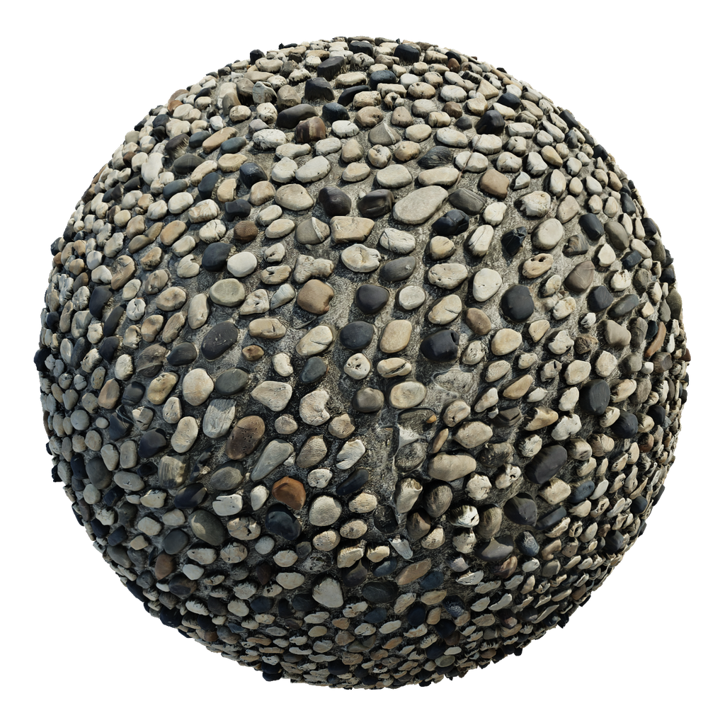 Scan Medium cobblestone pavement | FREE ground materials | BlenderKit
