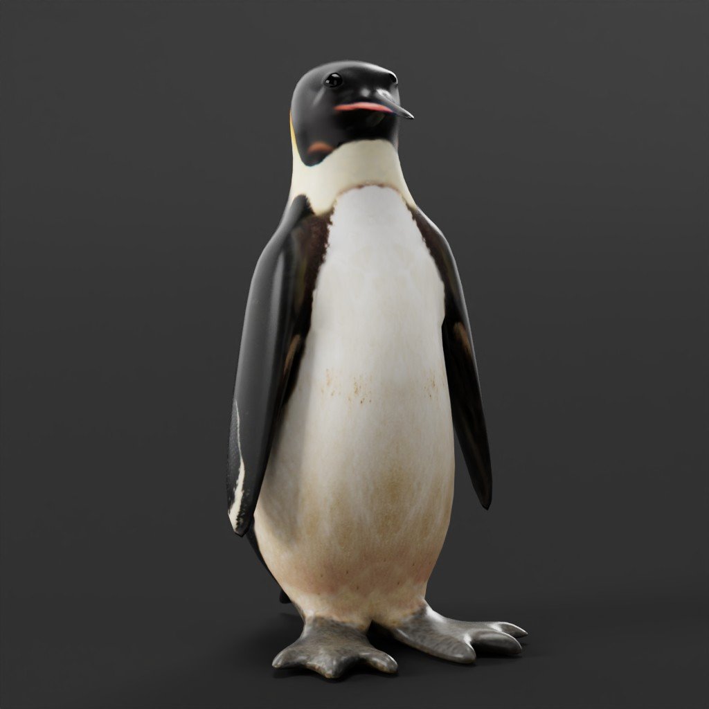 Penguin | FREE Mammals models | BlenderKit