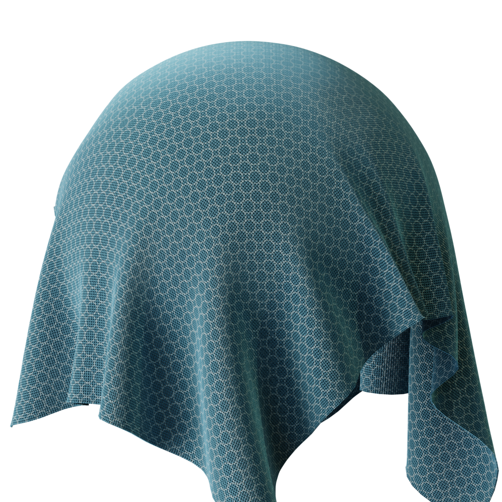 Knitted Fabric With Circles FREE 3D Fabric Materials BlenderKit