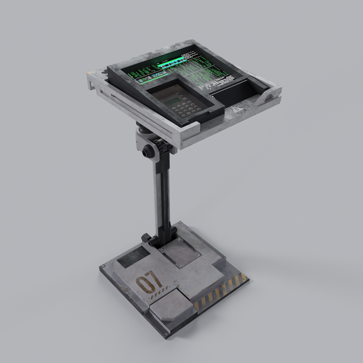 Dual monitor stand with monitors | FREE Monitors models | BlenderKit