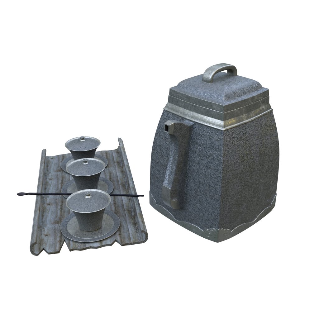 Table ware set | 3D Tableware set models | BlenderKit