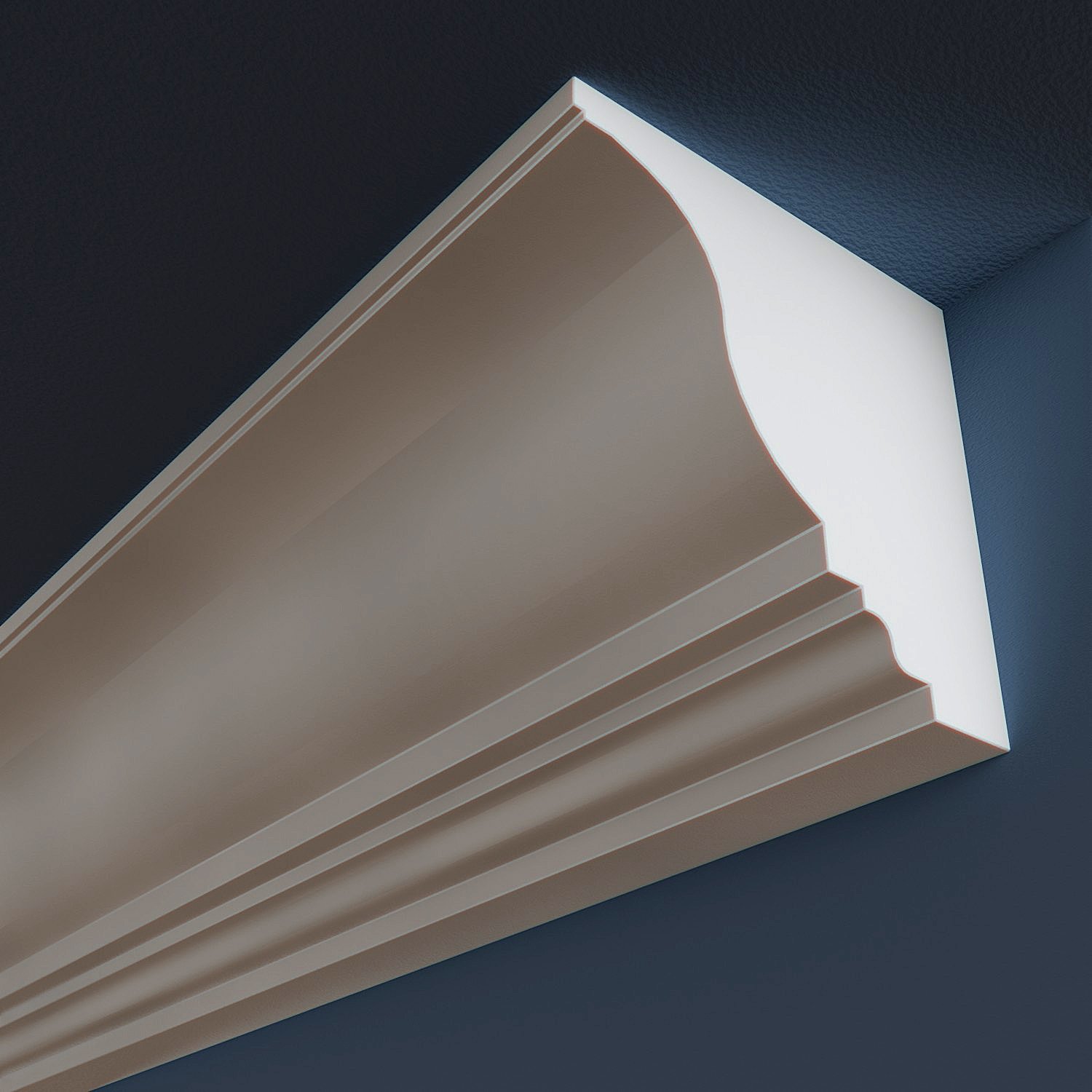 Coving Cornice Moulding 1 | Molding / Carving models | BlenderKit