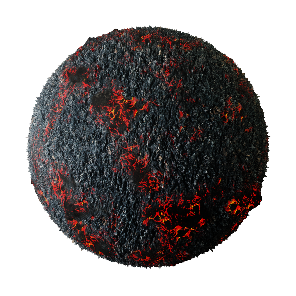 Lava Stone | FREE rock materials | BlenderKit