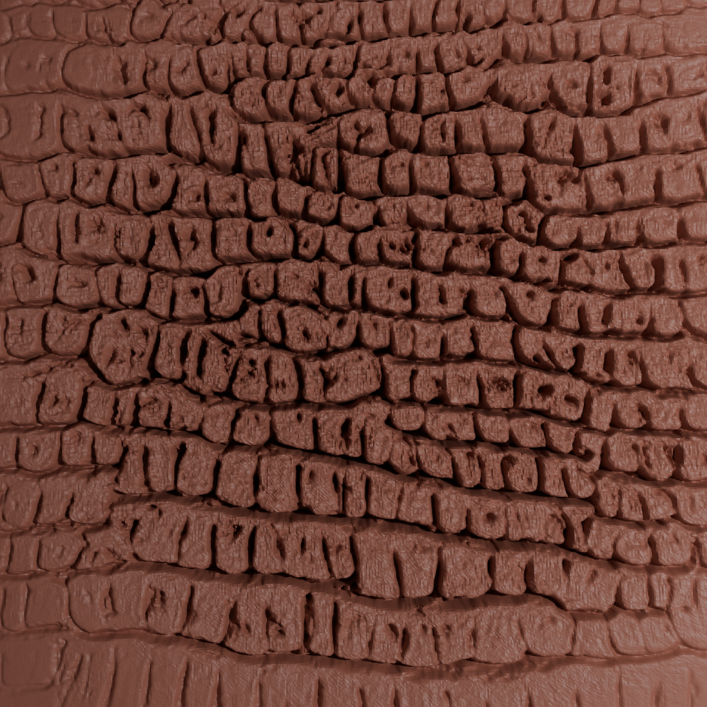 Crocodile Skin | FREE Scales brushes | BlenderKit