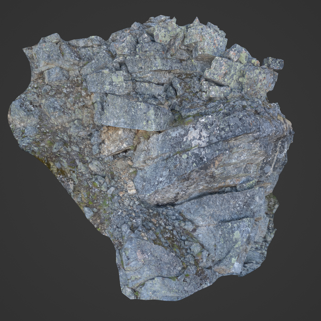 Low Poly Alpine Rocks 5 | FREE Environment Elements models | BlenderKit