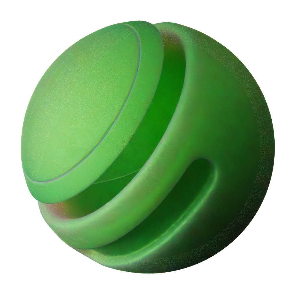 Plastic Translucent Green | FREE plastic materials | BlenderKit