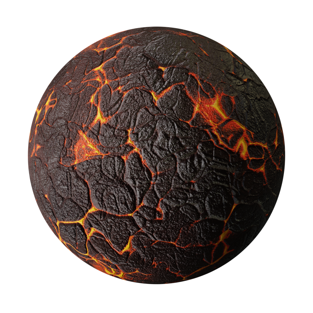 Core lava hot | FREE ground materials | BlenderKit