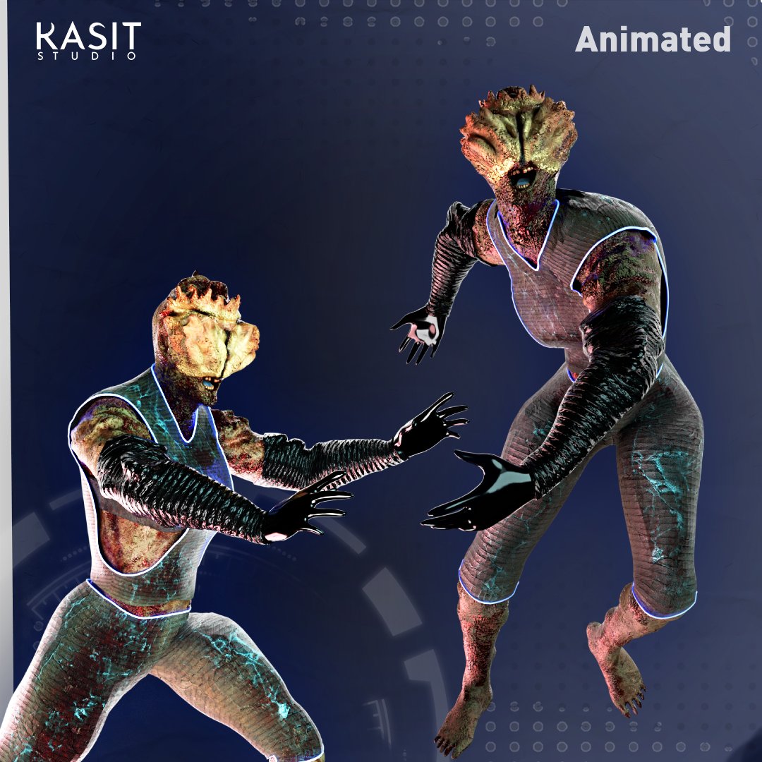 Animated Scifi zombie | Monsters & Creatures models | BlenderKit