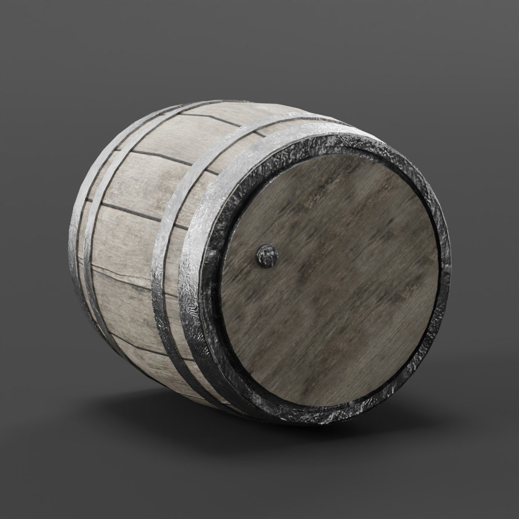 Old Tavern Barrel | Containers models | BlenderKit