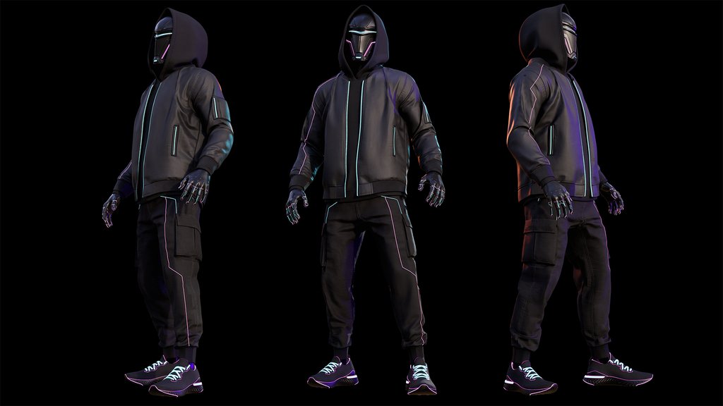 Cyber Character | Men models | BlenderKit