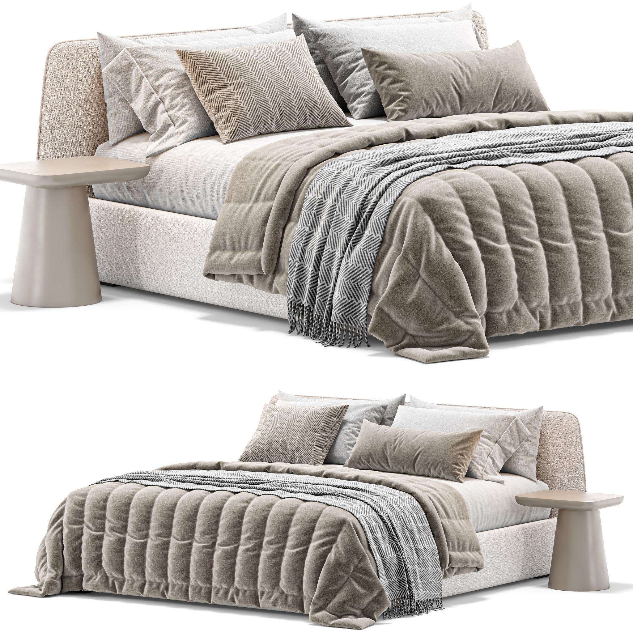 Bed Boca Slimbed | Beds models | BlenderKit