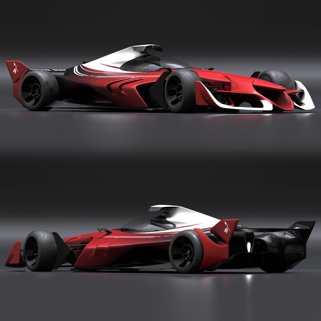 Muscle car | FREE Concept Cars models | BlenderKit