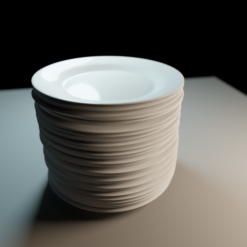 Plates Stack | FREE Kitchen Sets models | BlenderKit