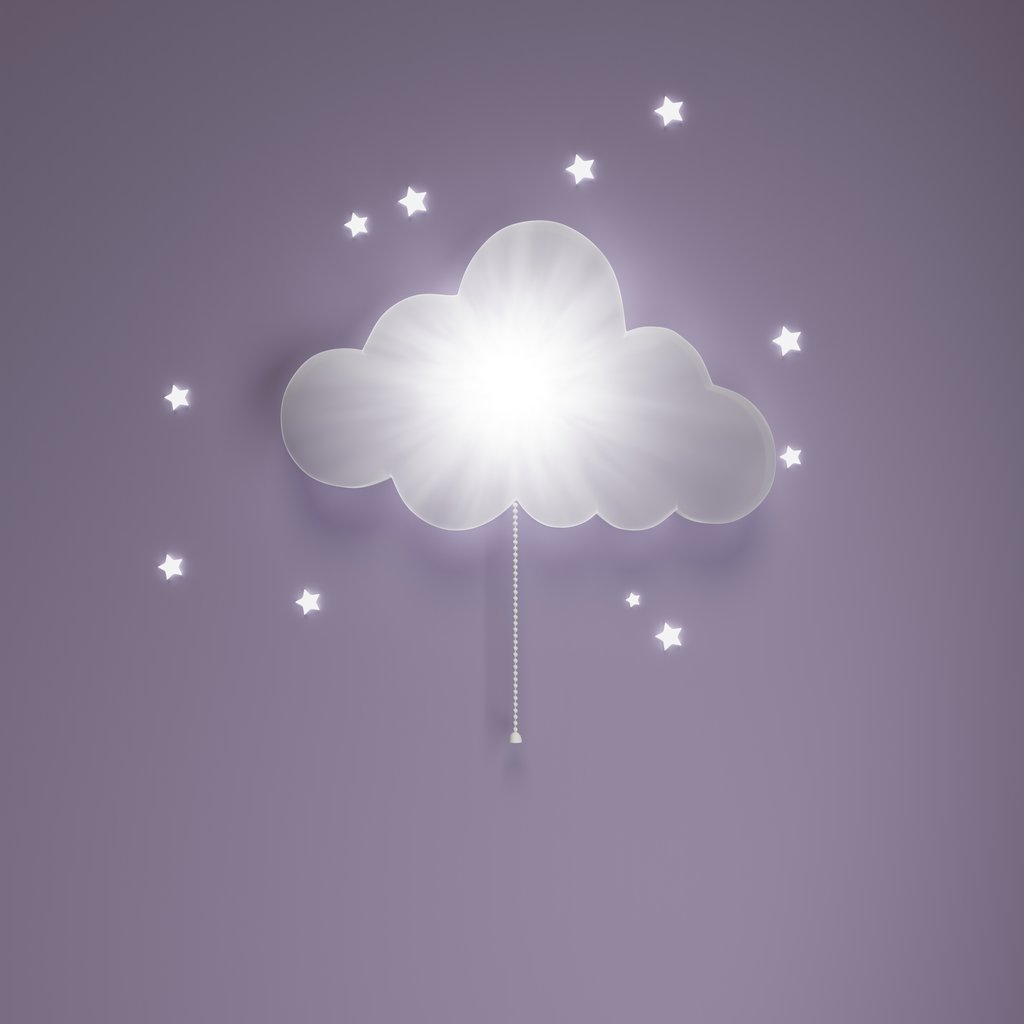 Translucent Cloud Light | Wall Light models | BlenderKit