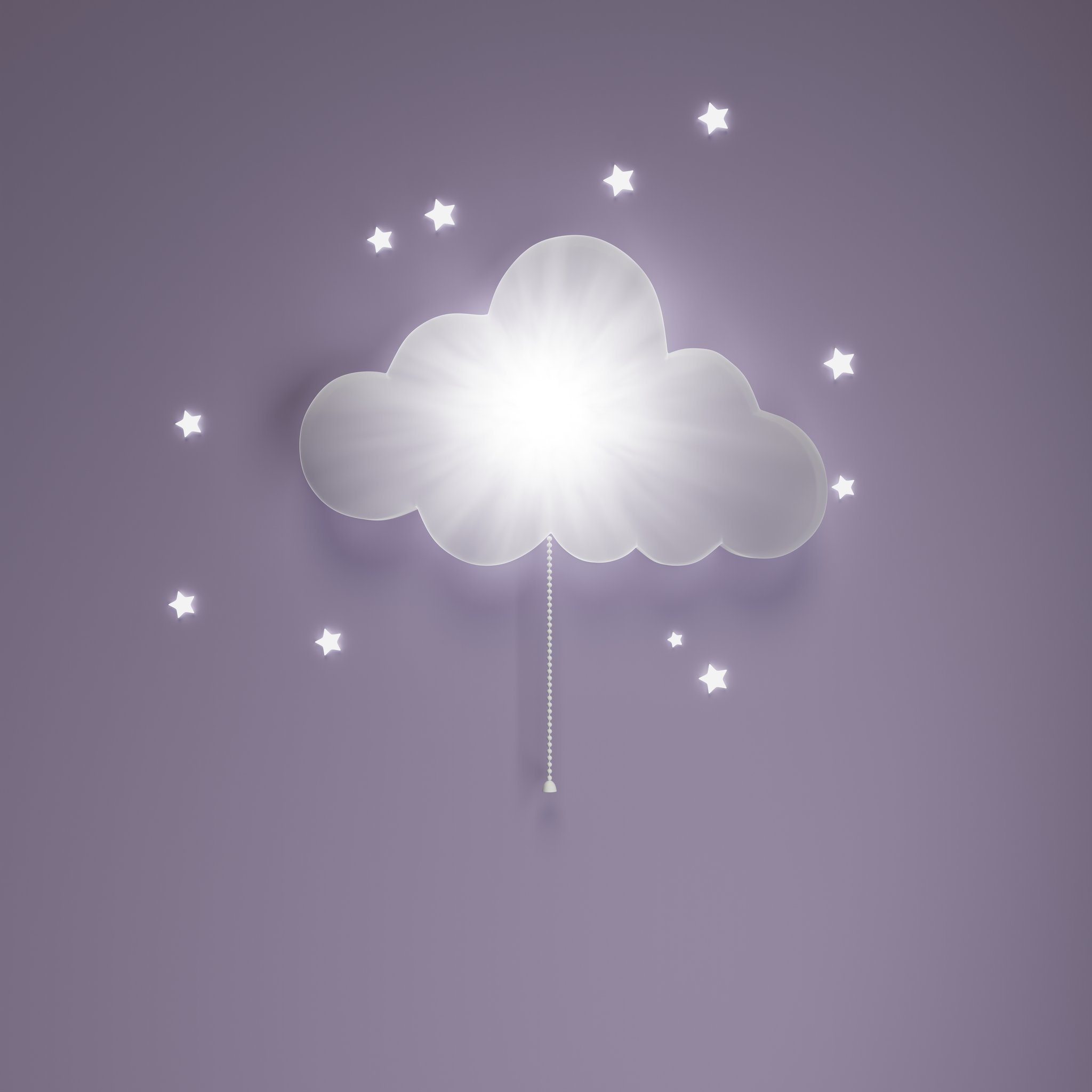 Translucent Cloud Light | Wall Light models | BlenderKit