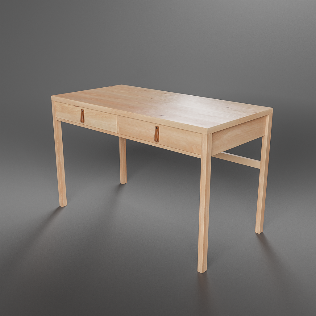 Wooden Desk | Desks models | BlenderKit