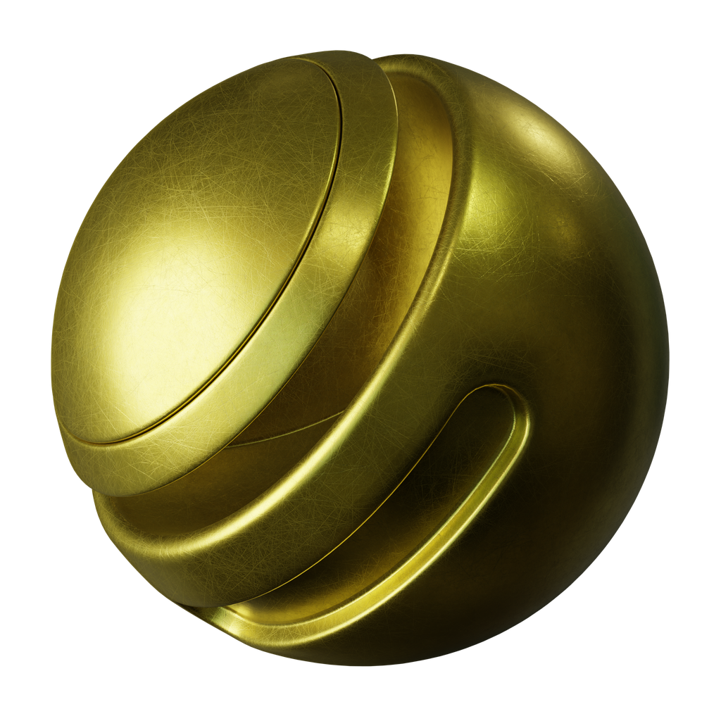 Very scratched gold metal | FREE metal materials | BlenderKit
