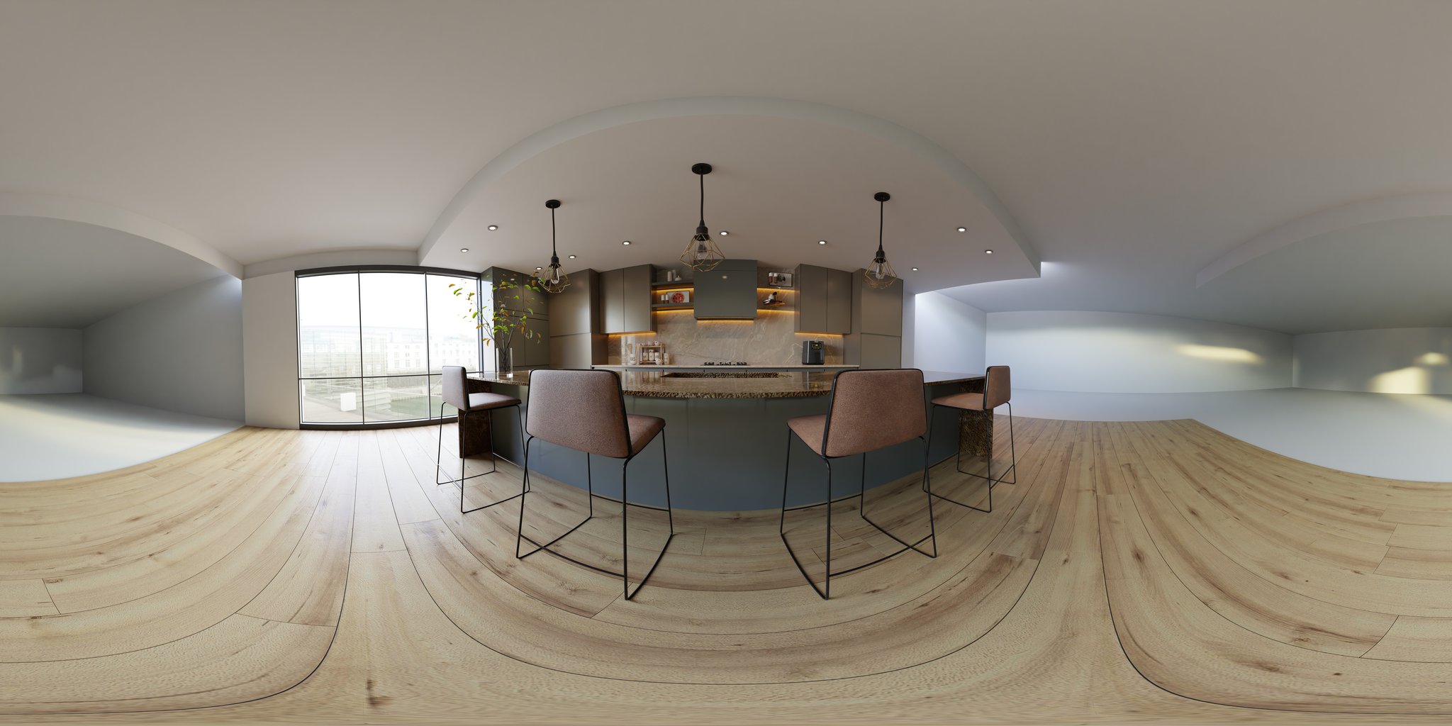 Minimalist Cozy Living Room | FREE Interiors HDRis | BlenderKit
