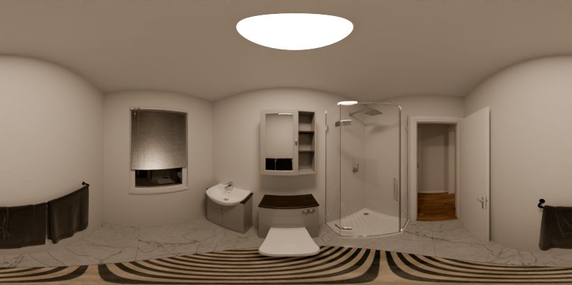 Bathroom Night | Interiors HDRis | BlenderKit