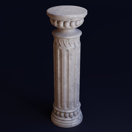 Column-01 | FREE Molding / Carving models | BlenderKit
