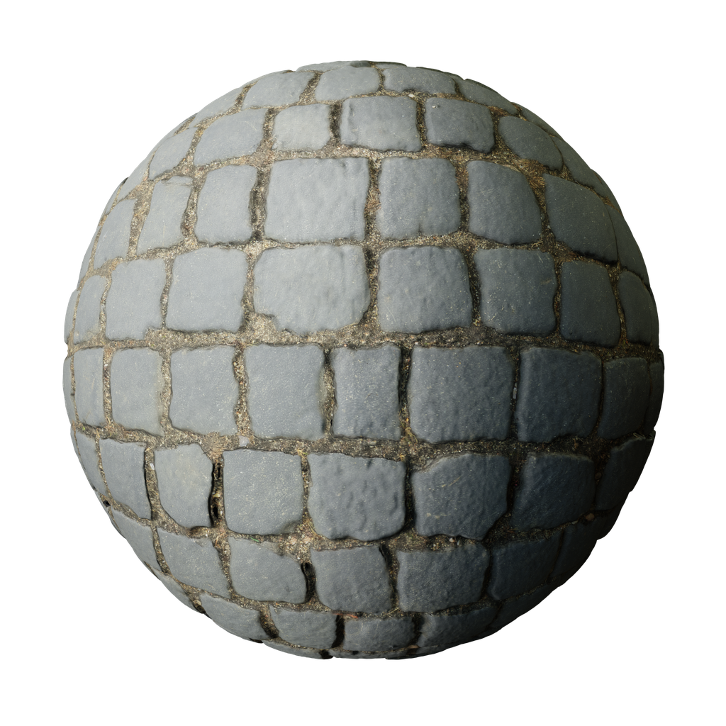 Oldtown Cobblestone Pavement | FREE paving materials | BlenderKit