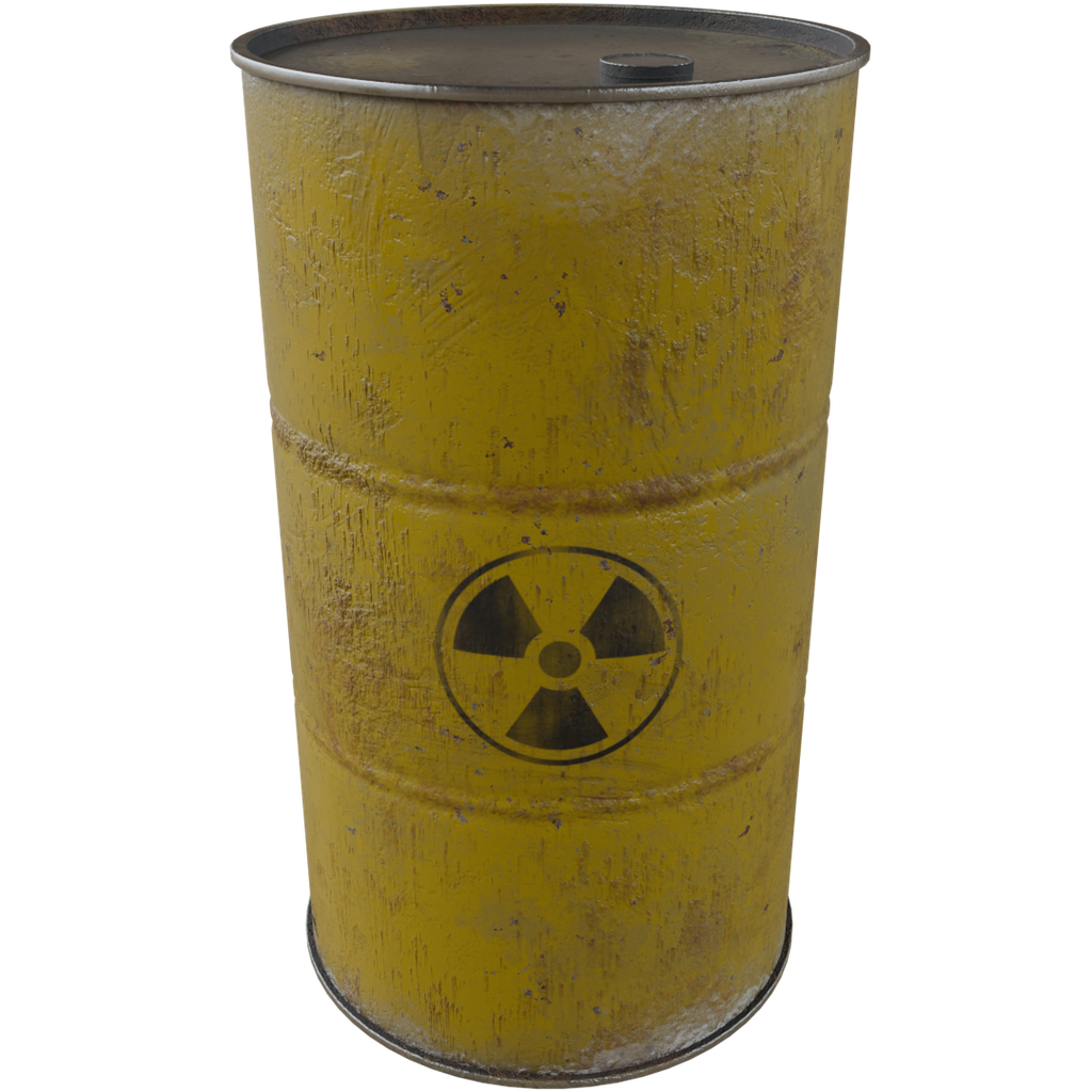 Rusty Radioactive Barrel | FREE Military models | BlenderKit