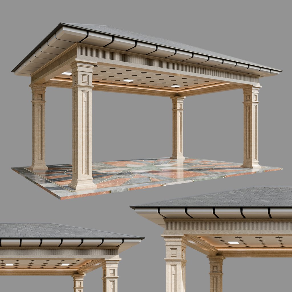Canopy | Architectural Structures models | BlenderKit