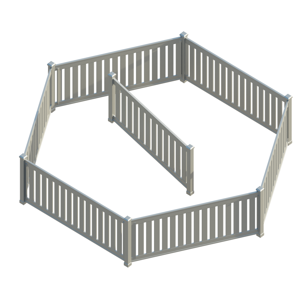 Fence Geometry Nodes.004 | Fences models | BlenderKit