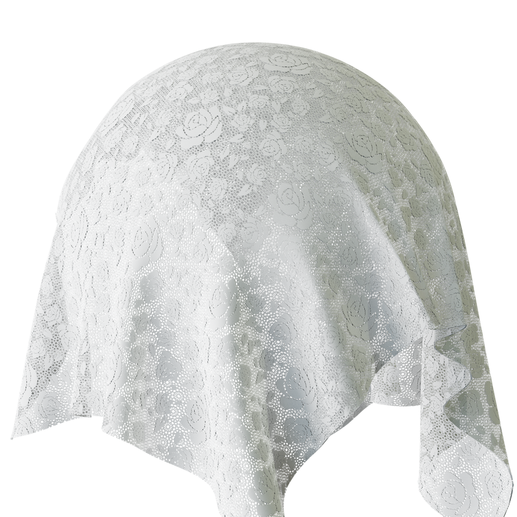 Lace | FREE Sheer Fabric 3D Materials materials | BlenderKit