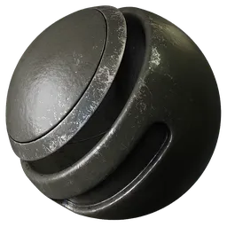 Edge Wear Dull Gray | FREE metal materials | BlenderKit