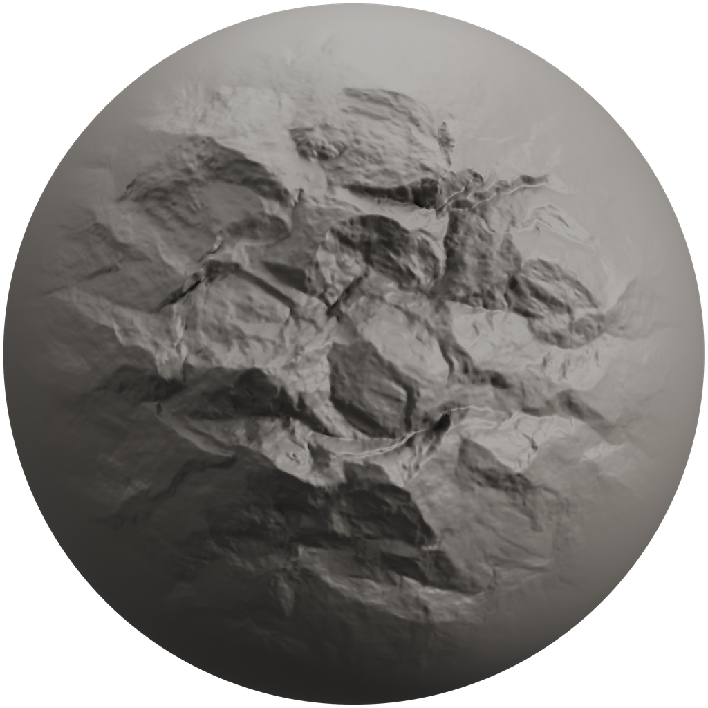 AT-Rock Brush | rock brushes | BlenderKit