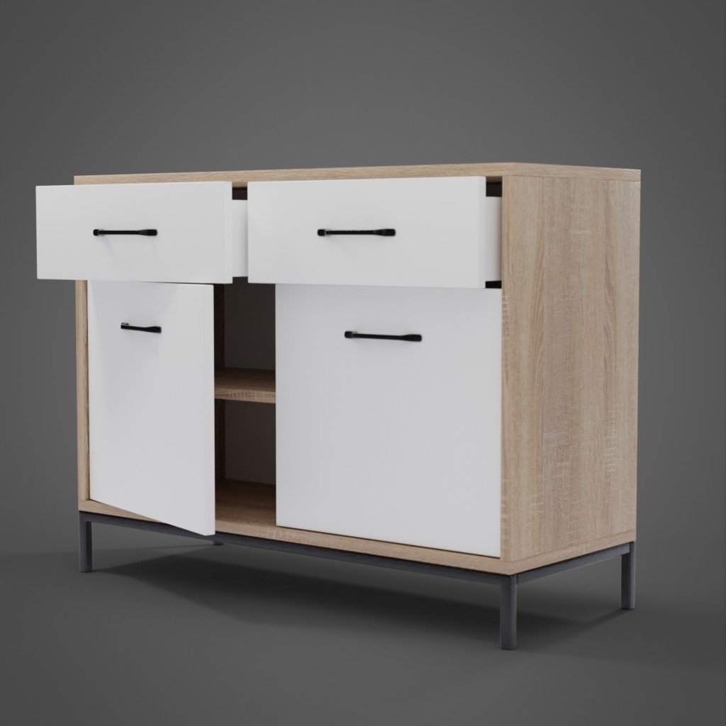 Liza Family - Big Commode | Commodes models | BlenderKit