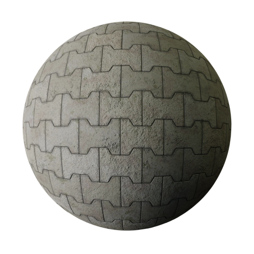 Interlocking Paver Blocks | FREE tiles materials | BlenderKit