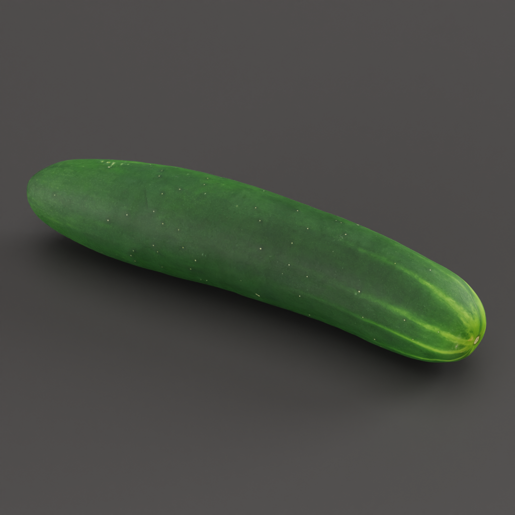 Cucumber | Fruit & Vegetables models | BlenderKit