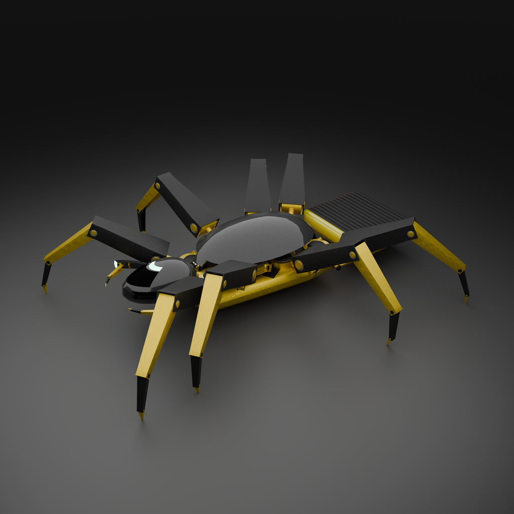 Robot Spider | Science models | BlenderKit