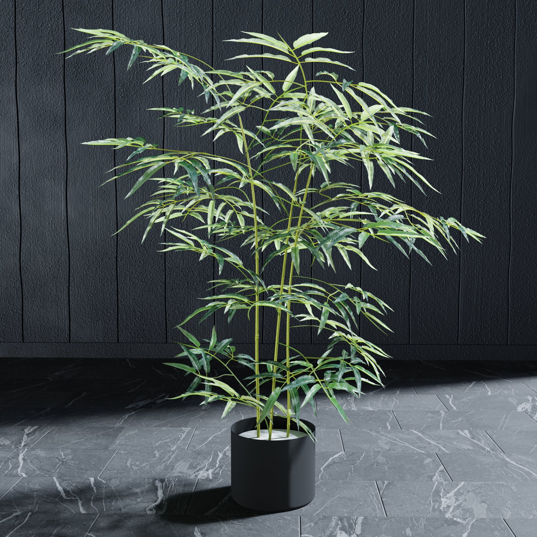 Artificial bamboo 90 cm | Trees models | BlenderKit