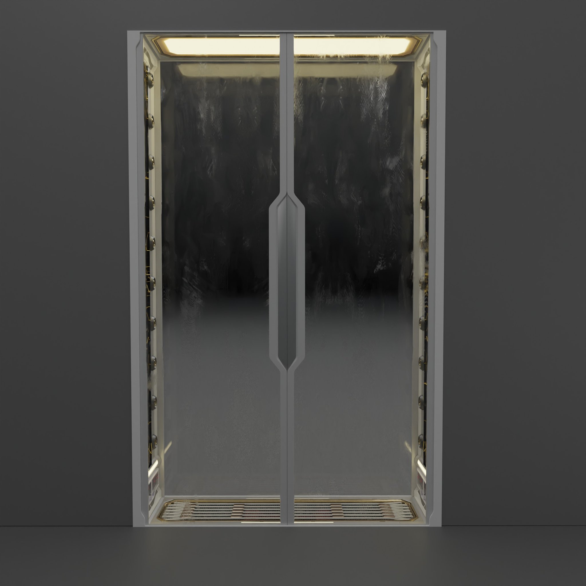Sci-Fi Doors for Research Lab | FREE Doors models | BlenderKit
